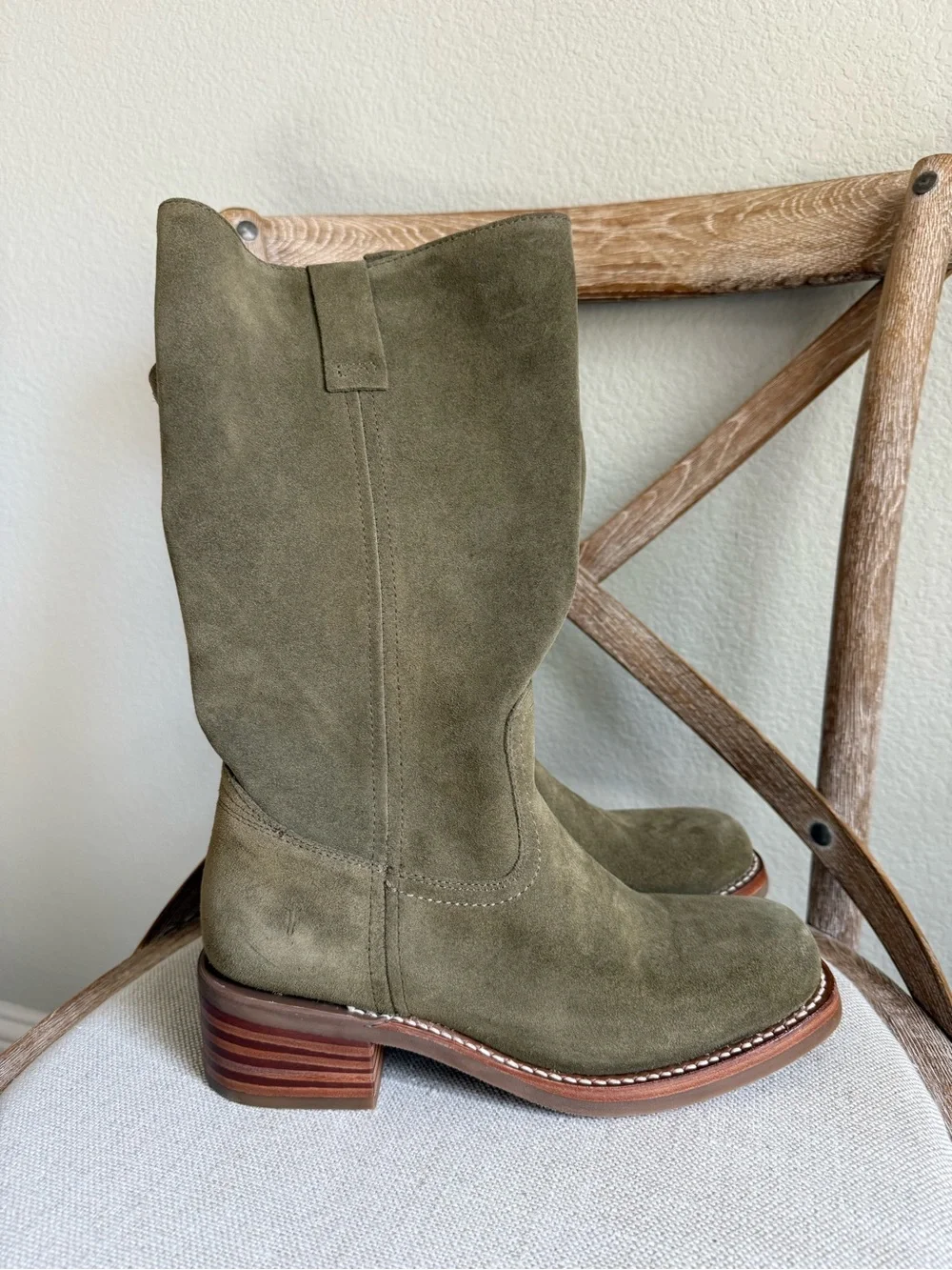 Frye Campus Boots Green